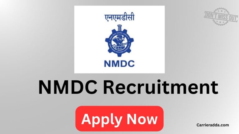 NMDC Recruitment 2025 - Apply Now