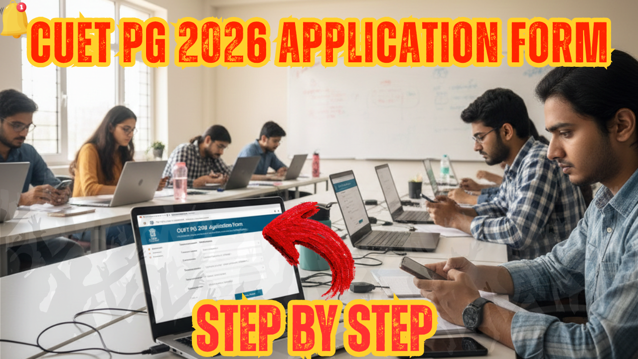 How to fill CUET PG 2026 Application Form?